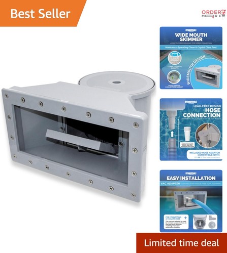 HYDROTOOLS Grey Skimmer Kit - Quick Debris Collection for Above Ground ...