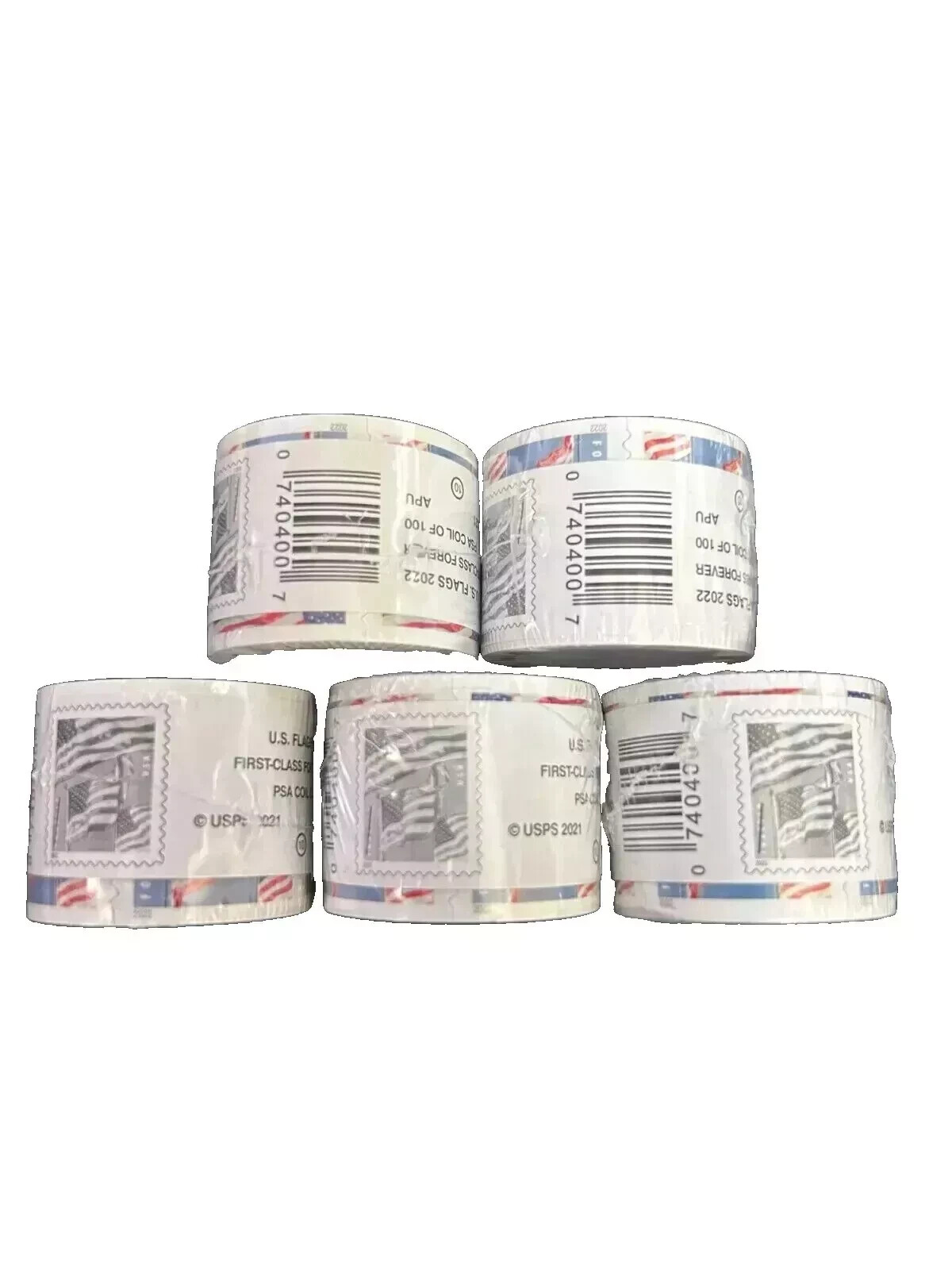 (5) Rolls of 100 USPS Authentic Forever Stamps Total - Free Shipping | eBay