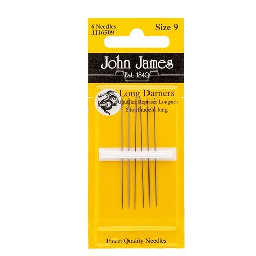 Colonial Needle John James Long Darners #9 Needles-6/Pkg - 5A0036DY ...