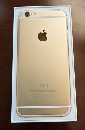 iPhone 6 Gold 64GB, Original Box And Accessories. Almost Dead Battery ...