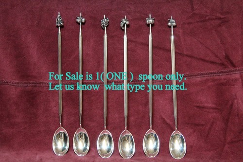Dutch Continental Solid Silver 835 Cocktail Iced Drinks Mixer Spoon | eBay