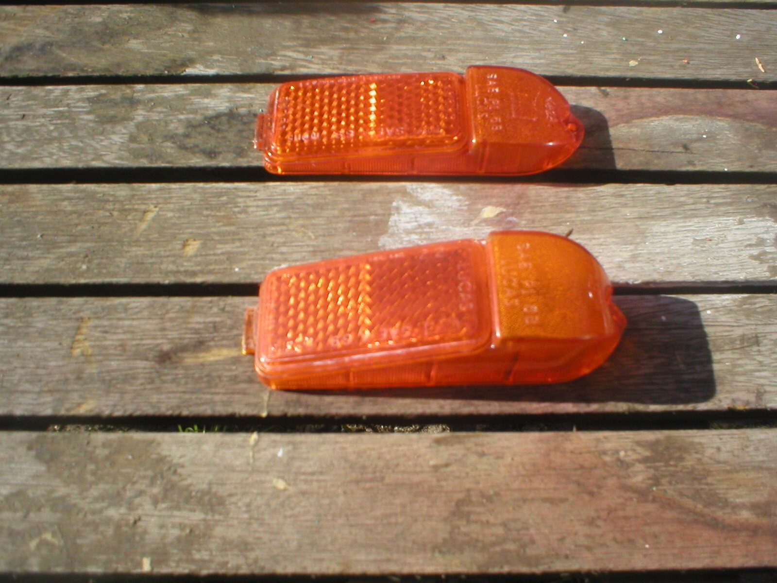 1972 Jaguar XJ-6 front side light lenses-original -fit XJ-6/12 Mk.1-68 ...