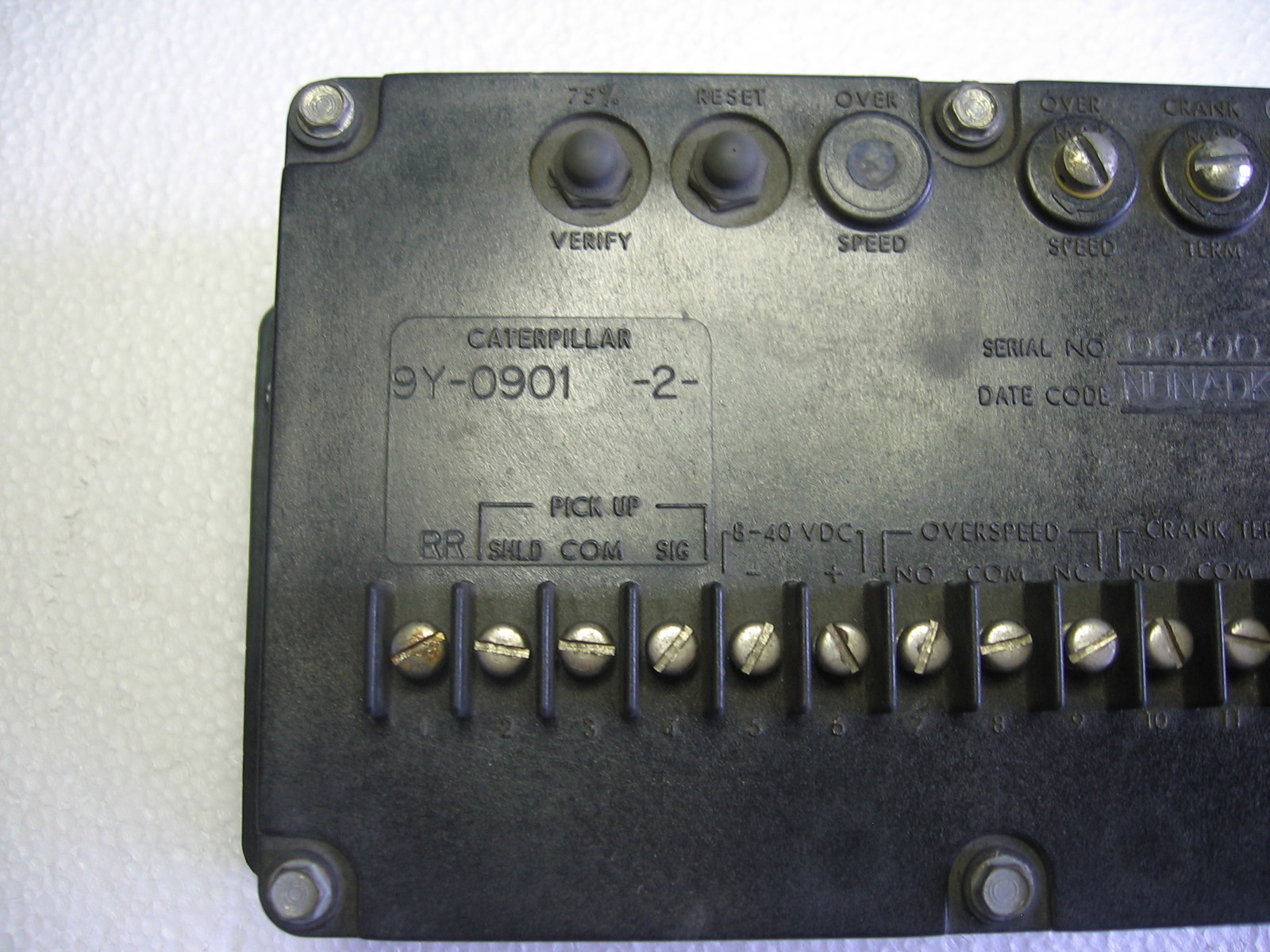 Caterpillar Generator Electronic Crank /Overspeed Relay Switch 9Y-0901 ...