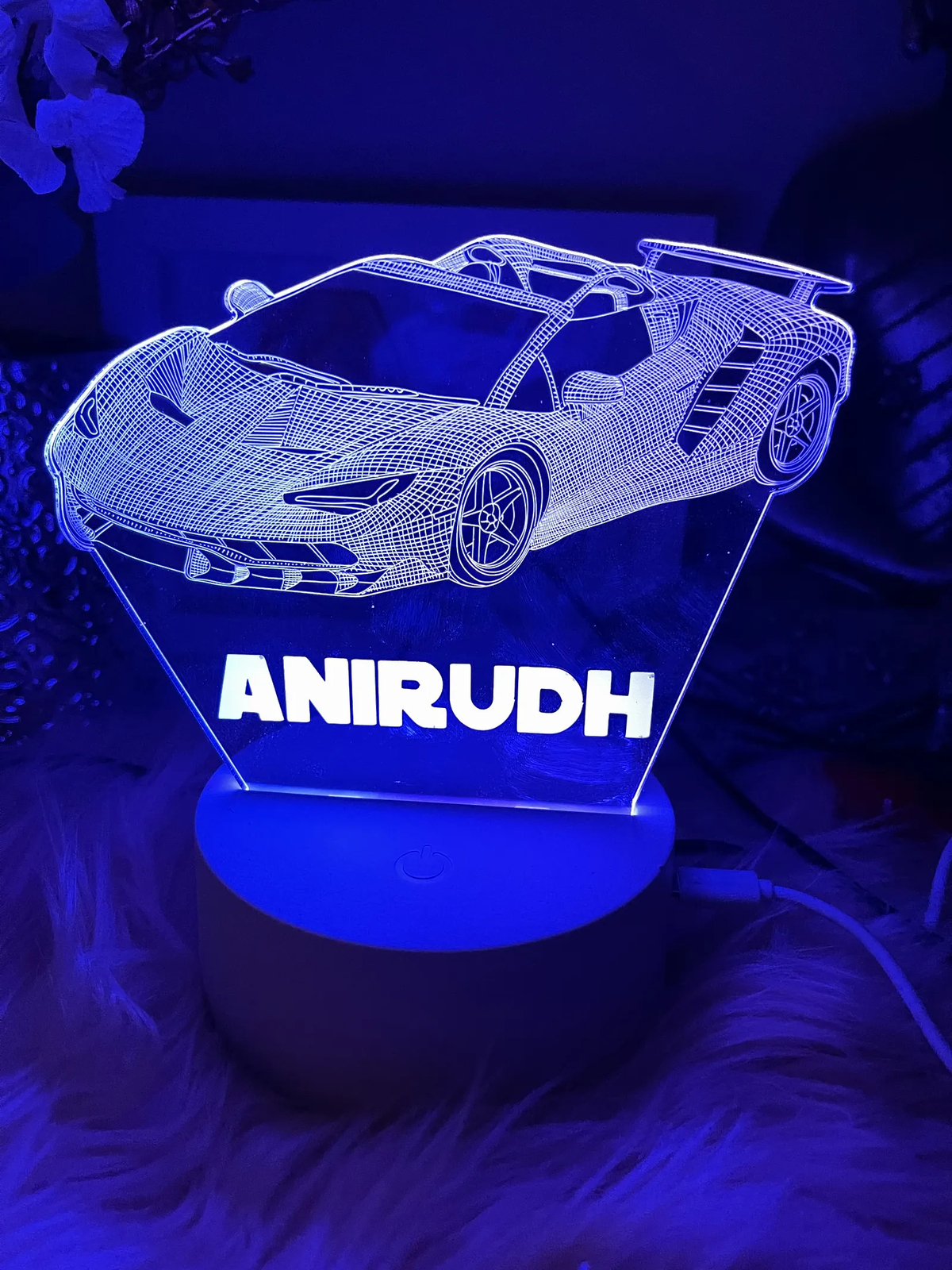 Personalised 3D Sport Car Led Night Light | eBay Australia