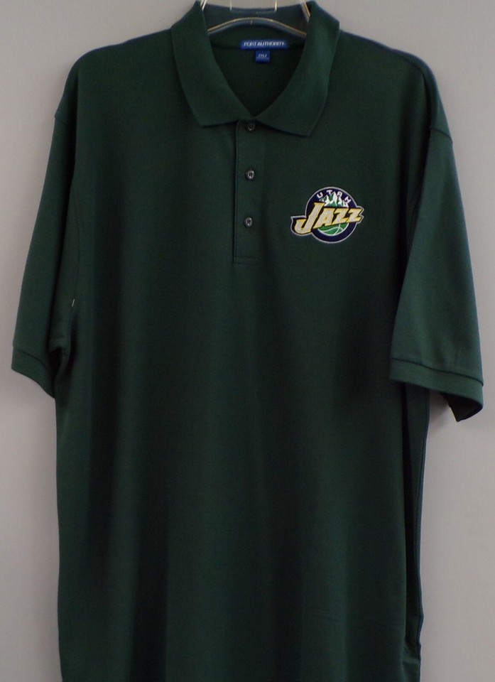 Utah Jazz Logo NBA Basketball Embroidered Mens Polo Shirt XS-6XL, LT ...