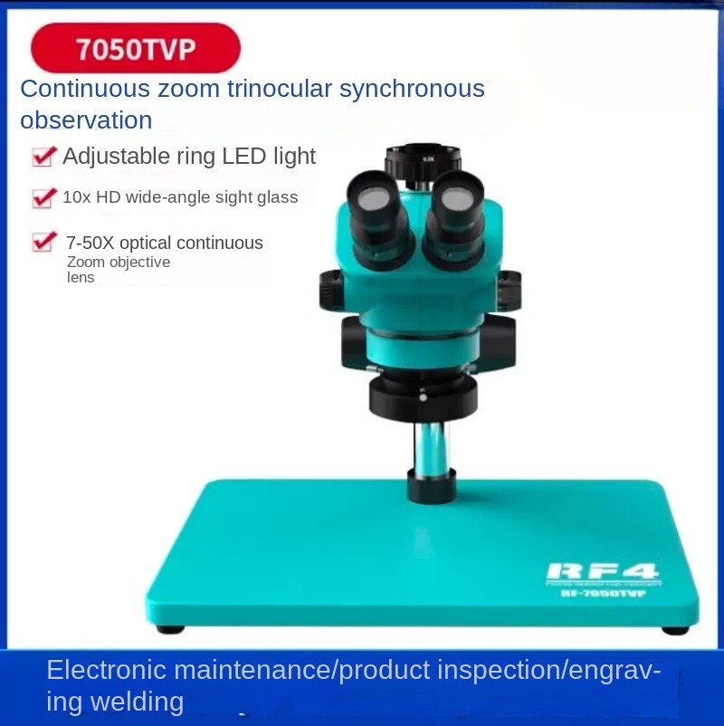 RF4 Microscope Cell Phone Motherboard Repair HD Microscope 7-50X Dual ...