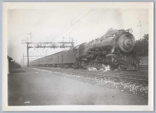 Railroad Photo - Pennsylvania #5437 Locomotive Passenger Train ...