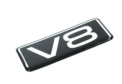 Genuine New V8 BADGE would suit Vauxhall Holden Ford Land Rover Range ...