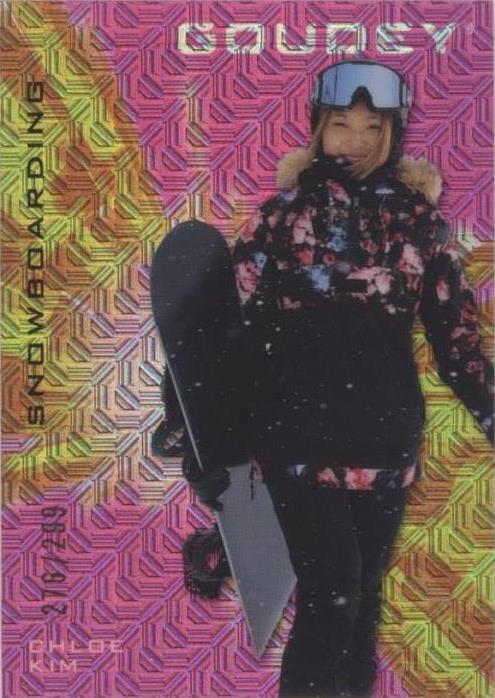 2021 Upper Deck Goodwin Champions - Goudey Chloe Kim #G17 Platinum Pink ...