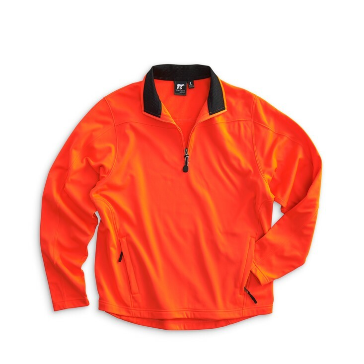 White Bear Performance Windshirt Pullover Long Sleeve 1/4 Zip Wind ...