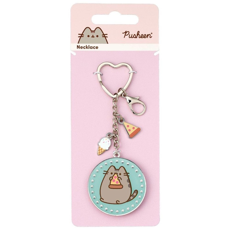 Pusheen Charm Keyring Pizza | eBay