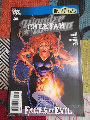 DC comics : WONDER WOMAN # 28 Rise of the olympian Cheetah Mars 2009 ...
