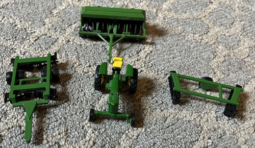 John Deere Mini Ertl Tractor & Farm Equipment Lot Of 4 | eBay