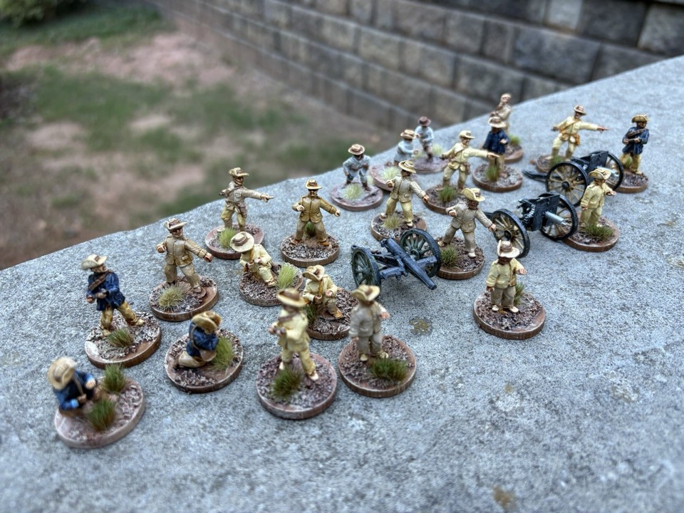 Boer 28mm Miniatures Nicely Painted 25mm Boer Soldiers | eBay