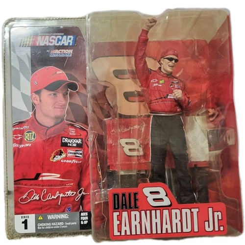 NEW Dale Earnhardt Jr., NASCAR McFarlane Action Figure, Series 1 | eBay