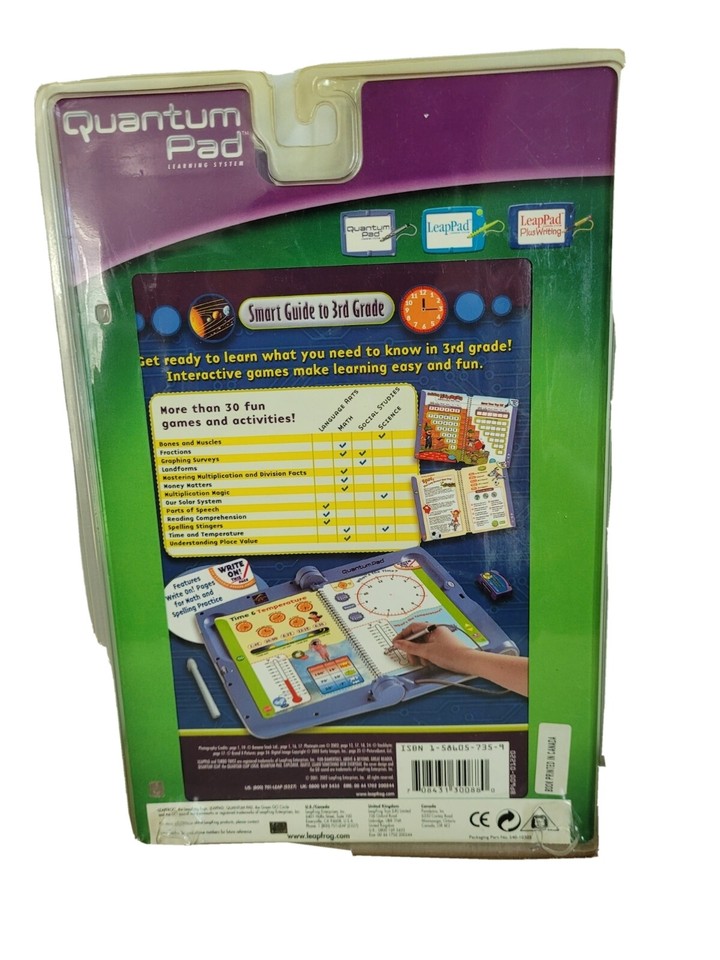 Quantum Pad Leap Interactive Book & Cartridge Smart Guide To 3rd Grade ...