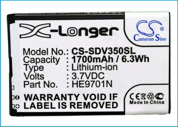 Replacement Battery for Zoomax 3.7v 1700mAh / 6.29Wh Electronic ...