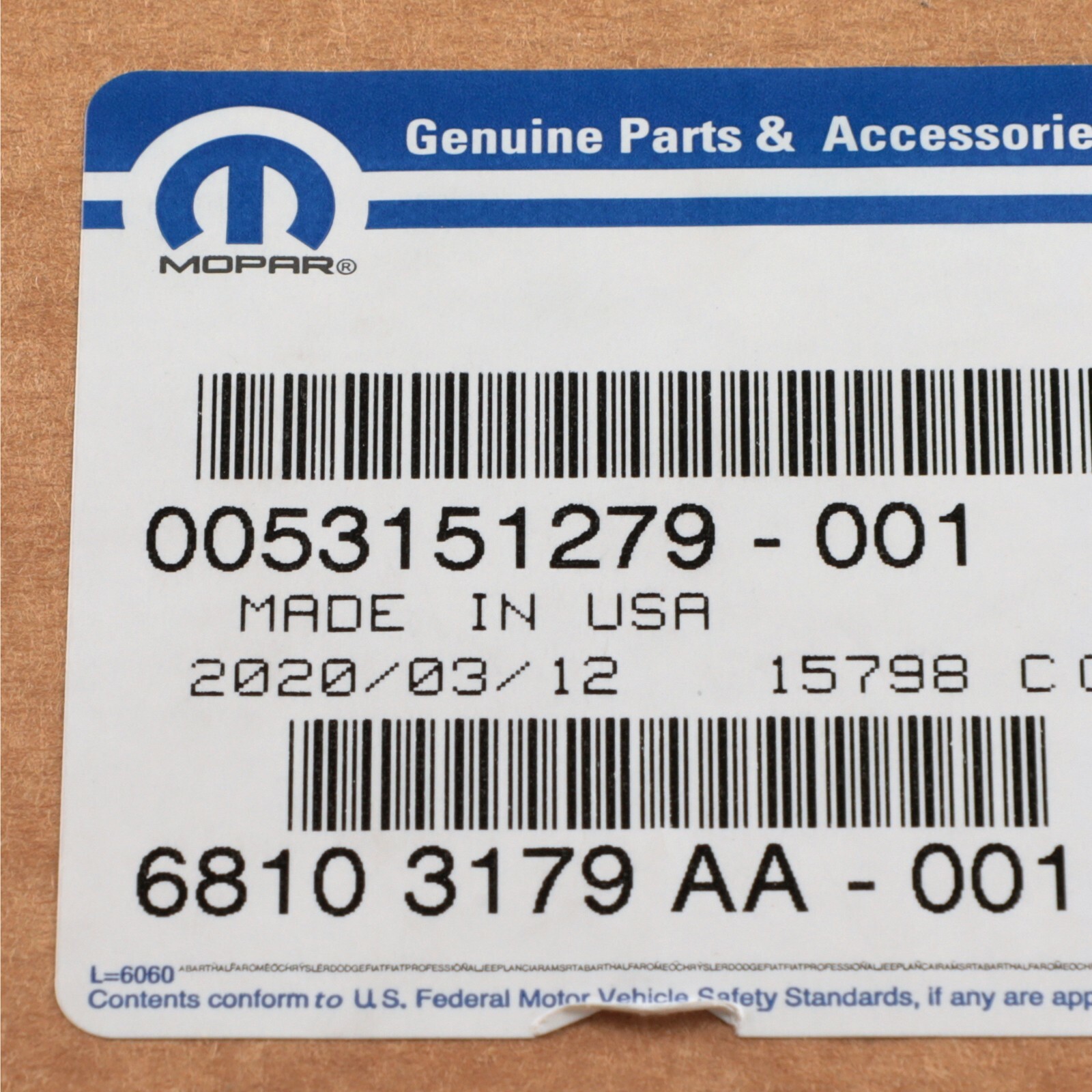 2015-2017 CHRYSLER 200 BUMPER FASCIA SUPPORT BRACKET OEM NEW MOPAR ...