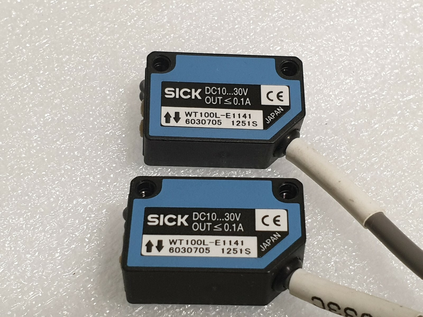 [2UNIT] SICK WT100L-E1141 Diffuse Photoelectric Sensor | eBay