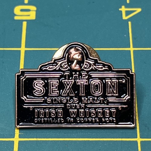 Sexton Single Malt Irish Whiskey Pin Copper Tone | eBay