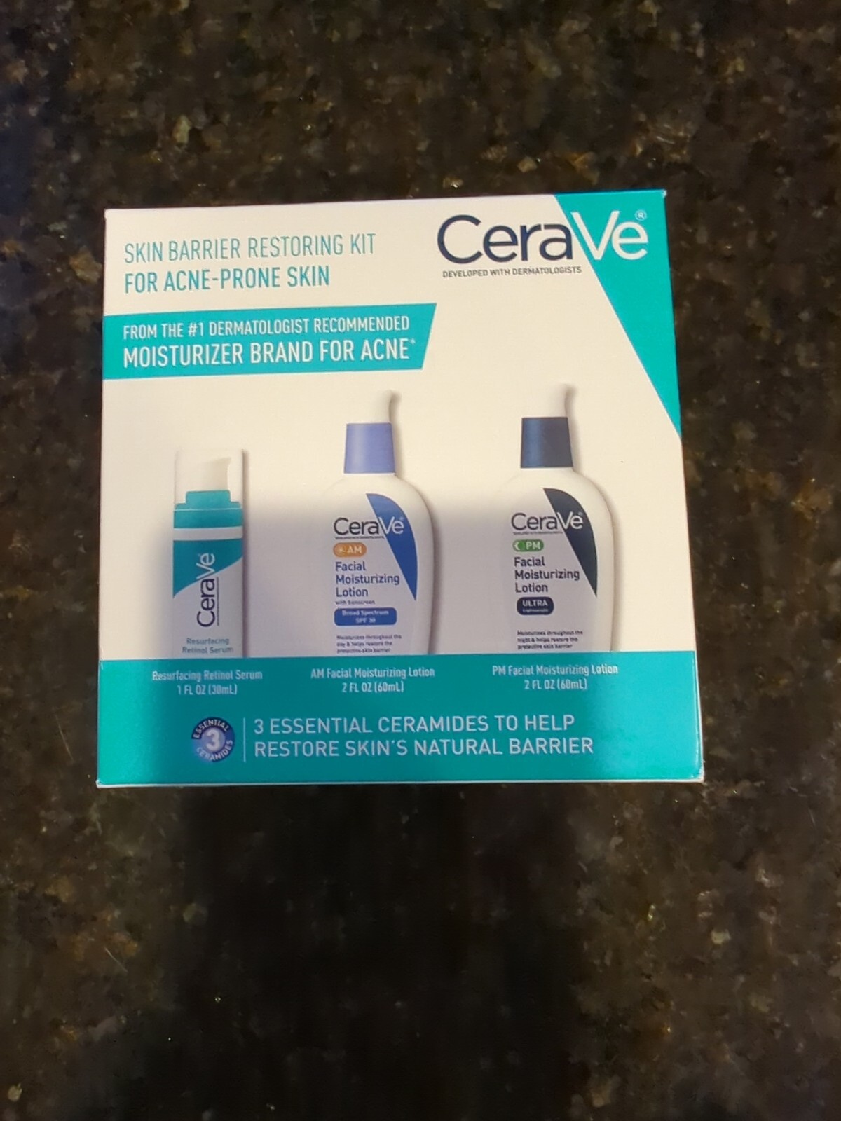 CeraVe Skin Barrier Restoring Kit For Acne Prone Skin for sale online ...
