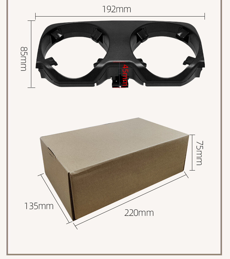 Cup Drink Holder Outer Cover 51169179820 For BMW 7 Series F01 F02 F04 ...