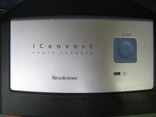 NEW Brookstone iConvert Photo Digital Scanner 600 DPI USB Scans photos ...