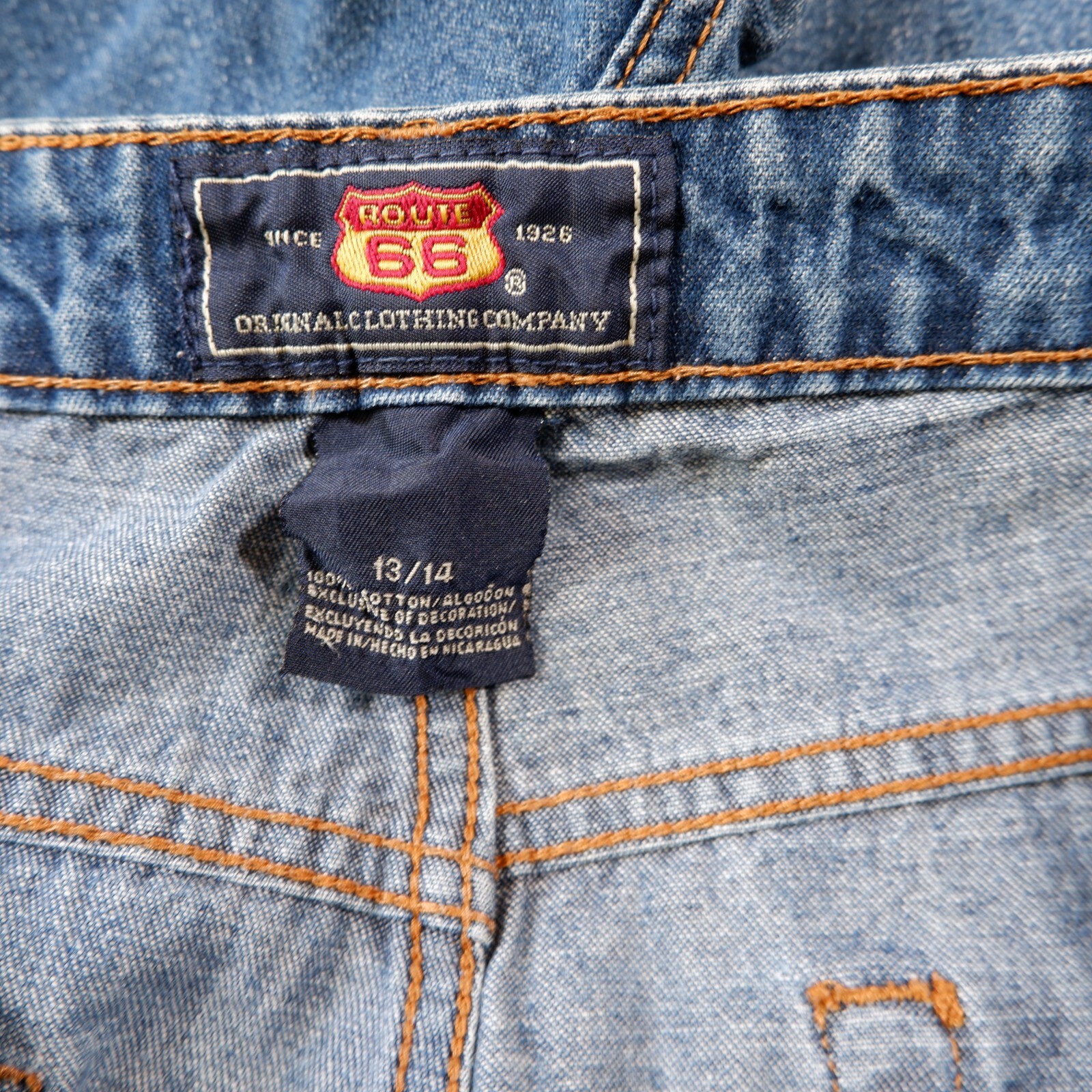 Route 66 Denim Blue Jeans Dark Wash Womens Capris High Rise Size 13/14 ...