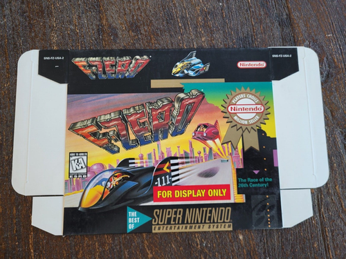 F-Zero (SNES, 1991) for sale online | eBay