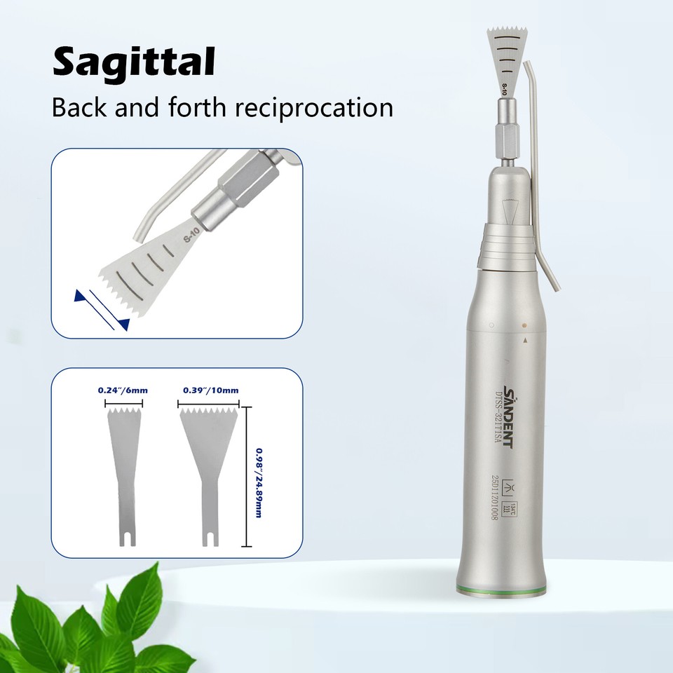Dental Micro Saw Surgical Handpiece Reciprocating Bone Cutting&Wrench ...