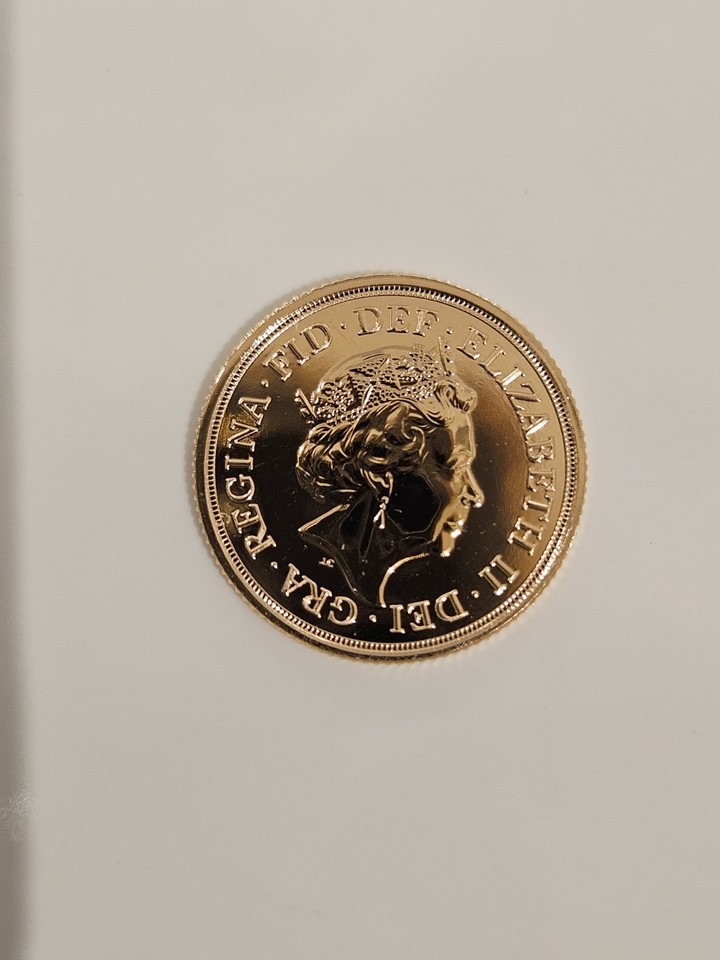 2022 Jubilee Gold Sovereign 22-Carat Coin (916.7 Fineness) | eBay UK