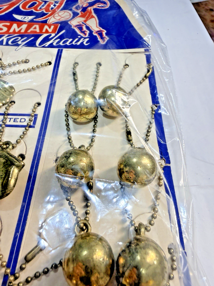 Vtg Novelty A Gay Better Product Sportsman Brass Key Chains Original ...