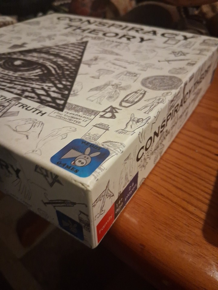 Conspiracy Theory Trivia Board Game Neddy Games Complete Adult Party ...