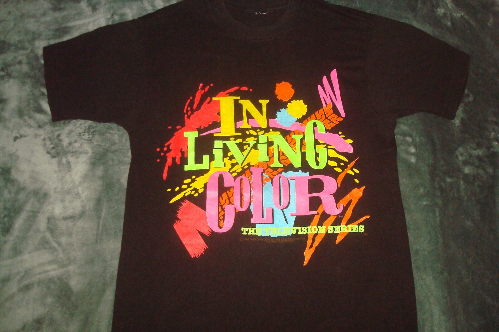VTG 1990 IN LIVING COLOR T SHIRT TV SHOW PROMO SERIES FOX LOGO PRINT ...