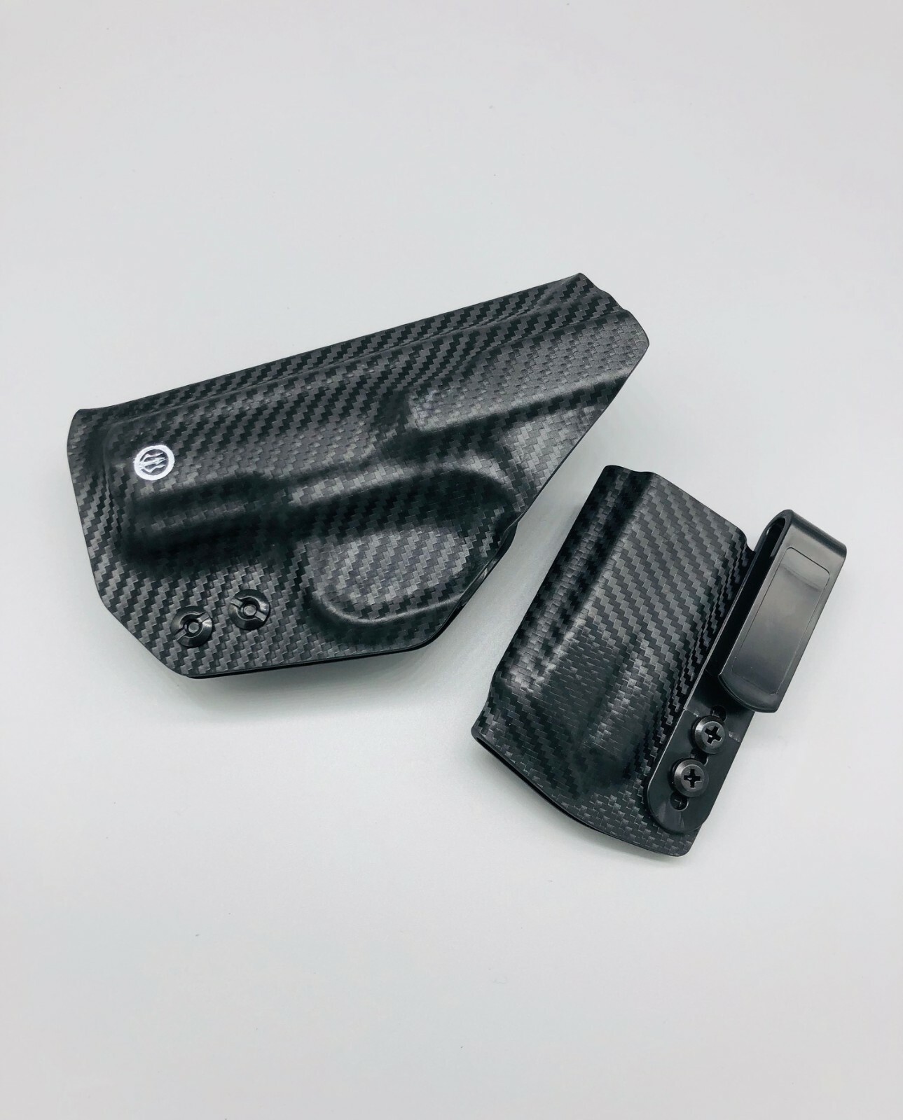 CZ RAMI 2075 + MAG POUCH! Black Fiber Carbon Kydex IWB Holster Veteran ...