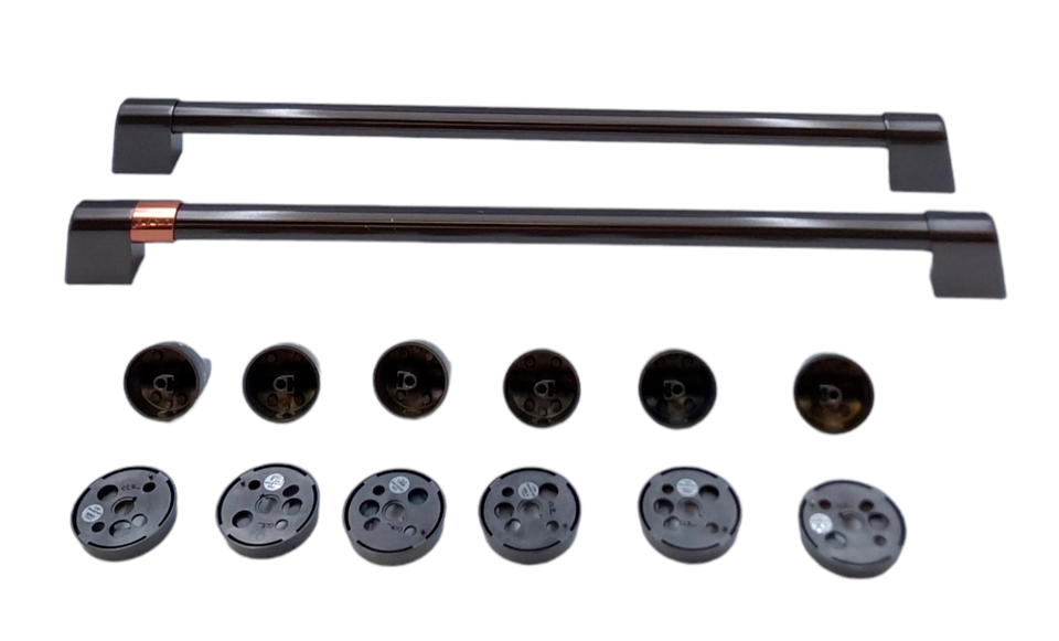 Genuine GE Range Cafe Handle Kit CXFCGHKPMBT *Same Day Ship & 60 Days ...