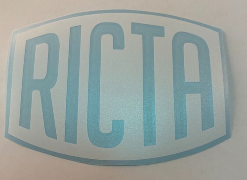 RICTA Wheels Logo - Die Cut Vinyl Decal Sticker Outdoor Vintage Skate Surf 90's | eBay