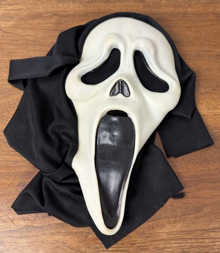 Vintage Scream Mask Fun World Div Glow in the Dark Gen 1 Gen 2 Dimple ...