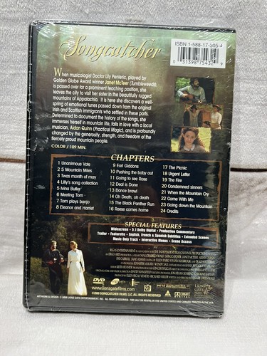 SONGCATCHER A Maggie Greenwald Film Janet McTeer Aidan Quinn DVD OOP ...