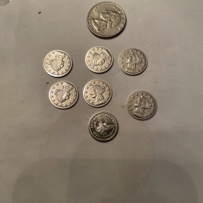 6 Pieces VTG 16mm Coin Findings | eBay