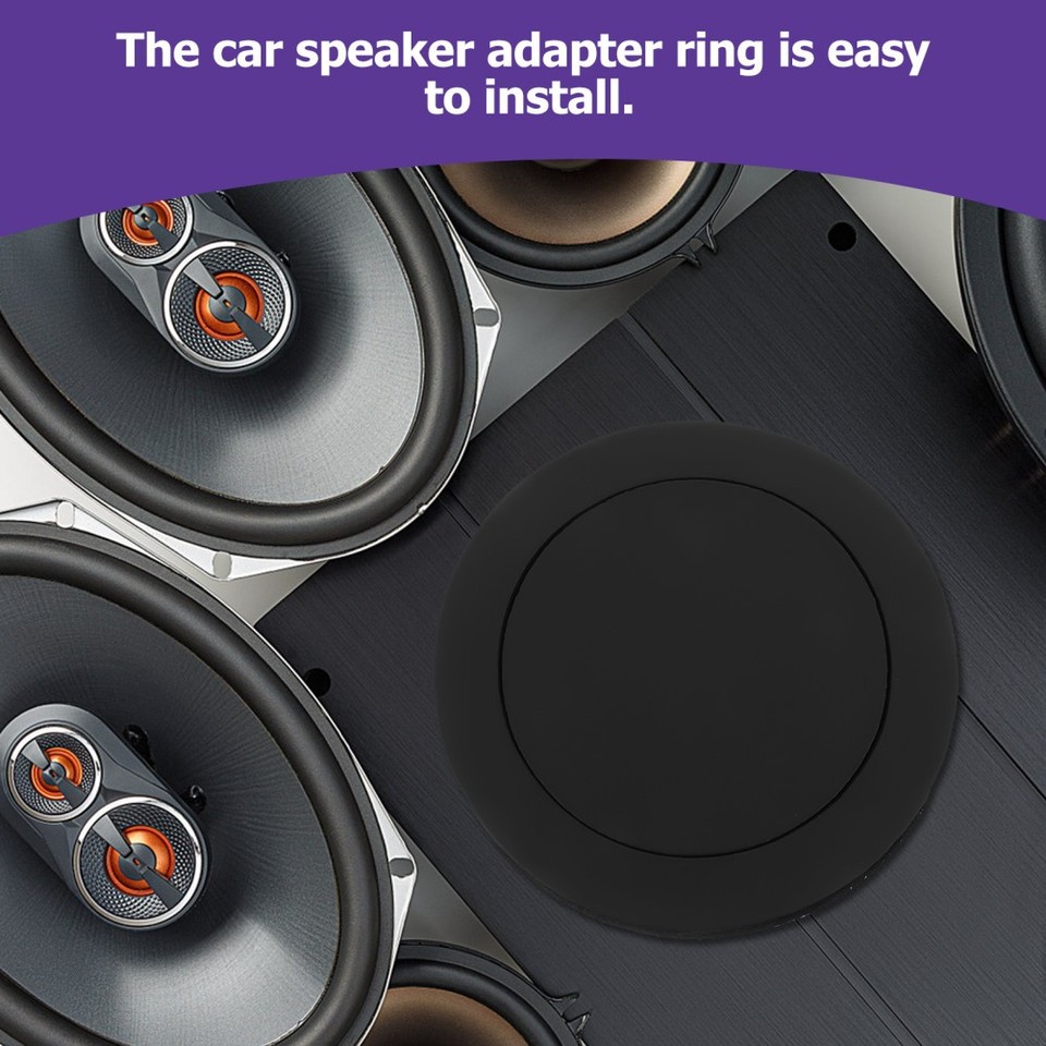 2 Set Audio Speaker Pad Rings Car Speaker Spacer Ring Car Speaker Rings ...