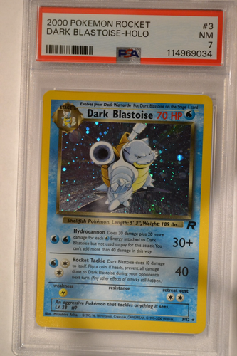 Pokemon Card Dark Blastoise 3/82 Holo Foil Team Rocket PSA 7 NM | eBay