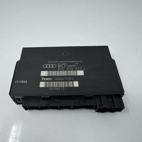 OEM 2003-09 AUDI A4 CONVERTIBLE BODY COMFORT CONTROL MODULE BCM ...