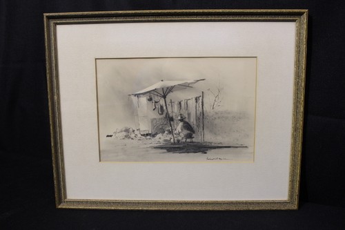 Framed Print "Every Day is Wash Day" by Gerhard C. F. Miller, Signed by ...