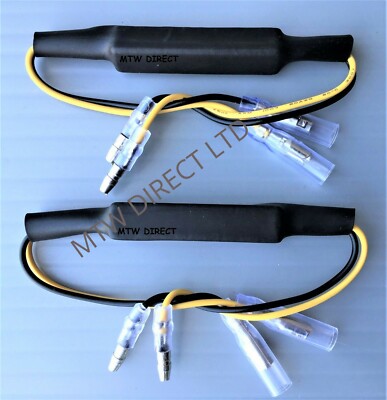 PAIR INLINE RESISTORS for LED INDICATORS 12V Honda MSX125 (GROM 125 ...