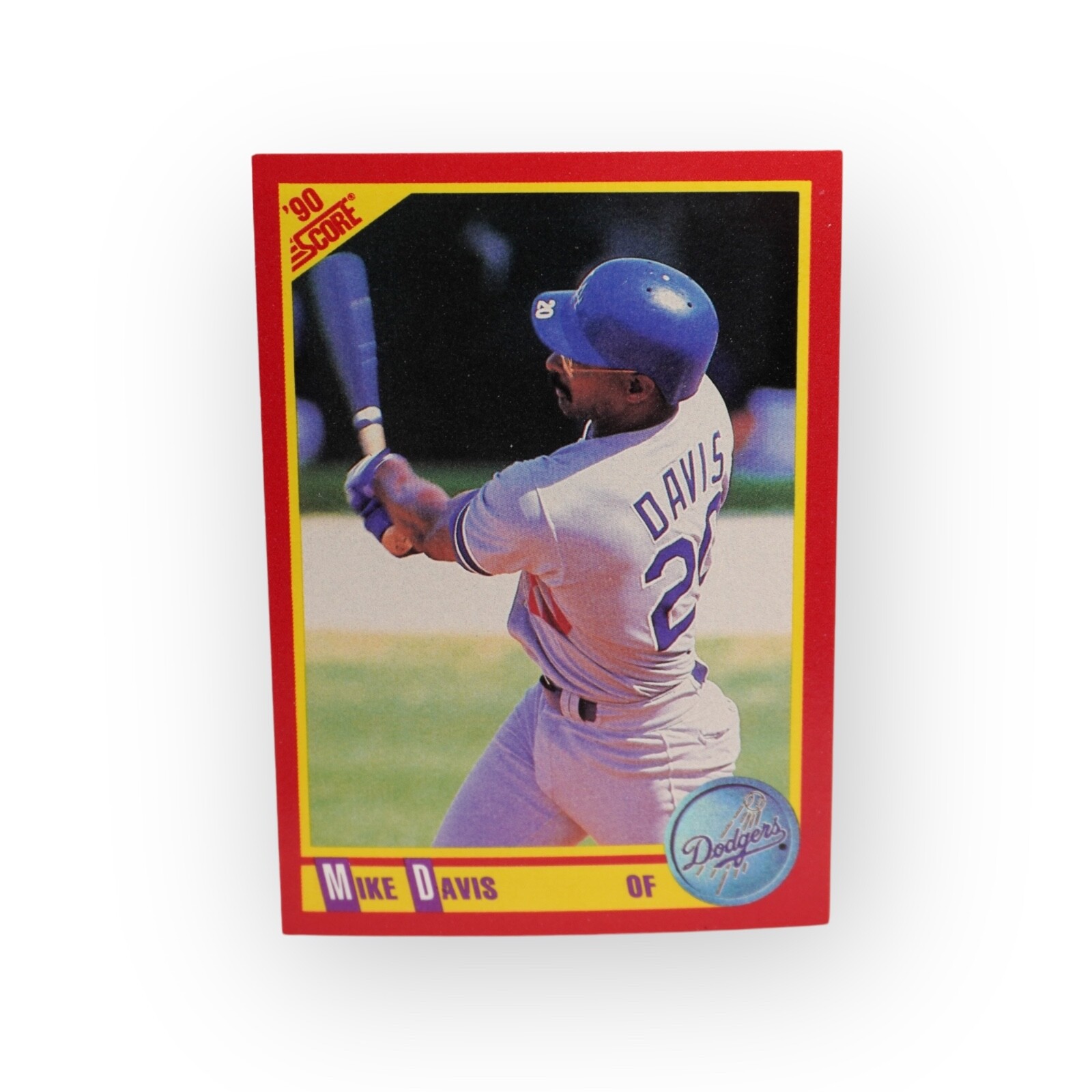 1990 Score - #437 Mike Davis of Dodgers ( 20 Outfield ) | eBay
