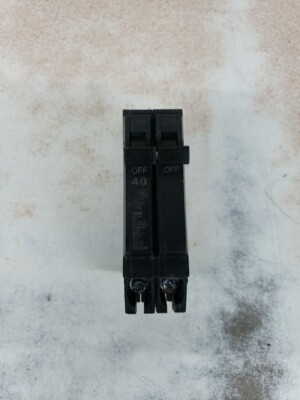 GE THQP240 Circuit Breaker,40A,Plug In,120/240V,2P 6AXW5 NNT ...