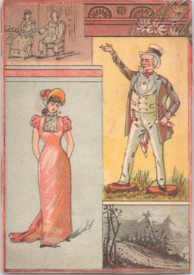 Louis Aldrich in "My Partner" - Antique Victorian Theatrical Trade Card ...