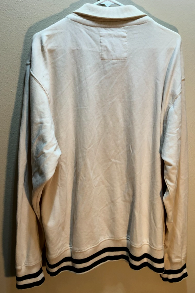 LSU Tigers NCAA Vintage 90s Press Box SEC Football White Zip Track ...