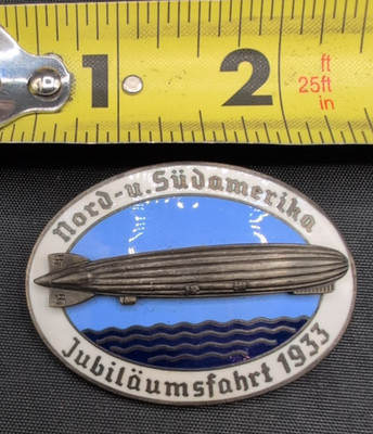 Post WWI German 1933 Zeppelin badge pin-back REPRODUCTION. | eBay